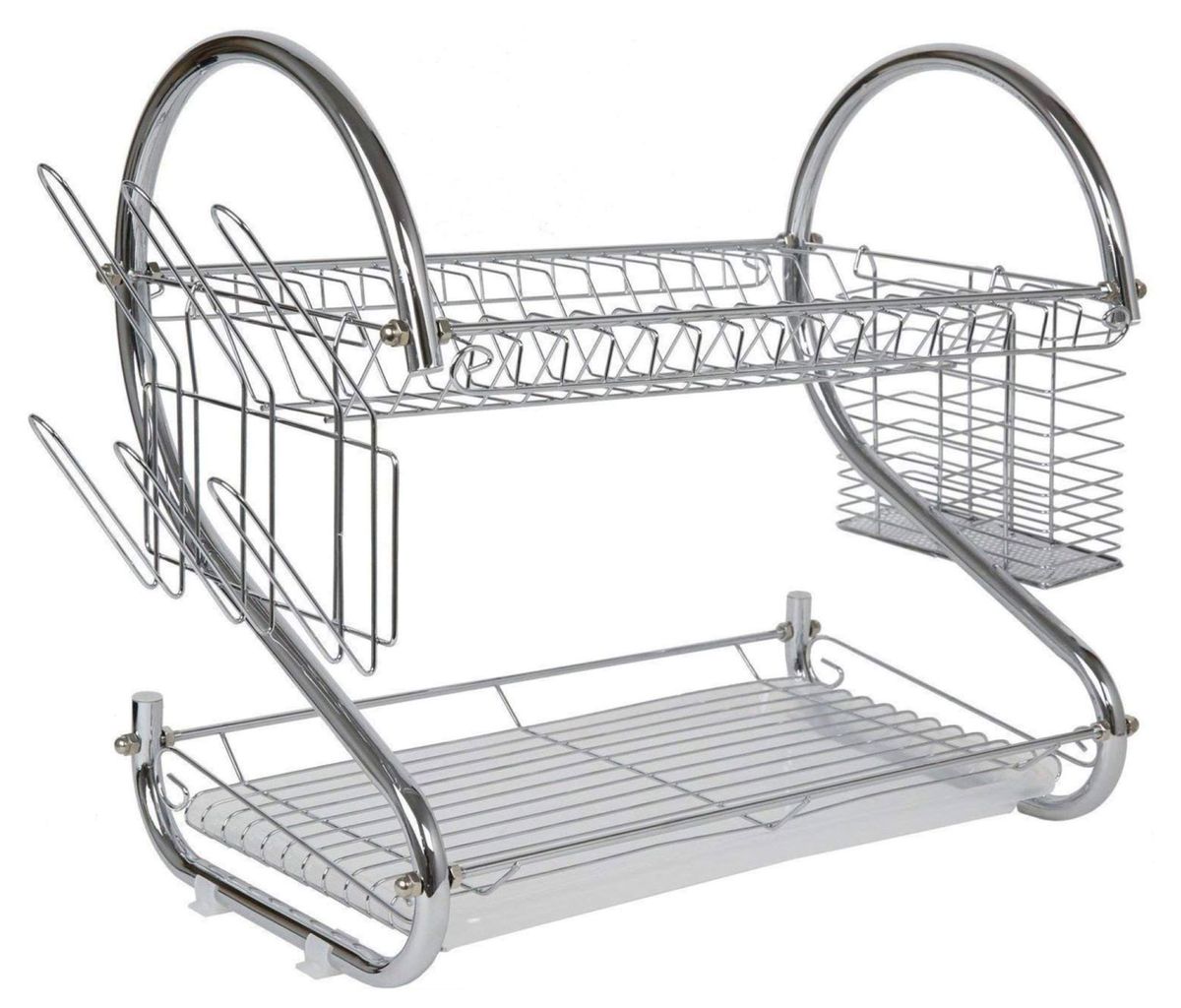 Impressions 2- Tier Stainless Steel Dish Rack | Shop Today. Get it ...