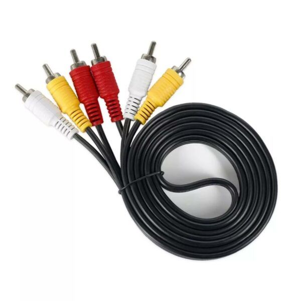3RCA Male to 3 RCA Male Composite Audio Video AV Cable Plug 3X RCA 10M ...