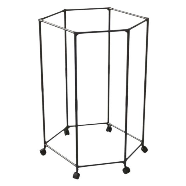 6-Side Floor-Standing Clothing Rack With Wheels - Black | Shop Today ...
