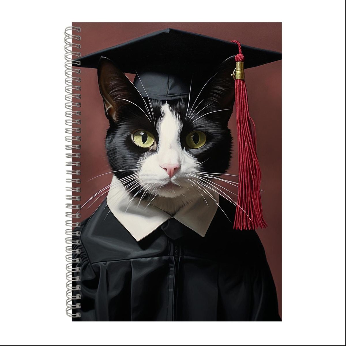TUXEDO CAT IN GRADUATION CAP Gift Idea A4 Notepad 228 | Shop Today. Get ...