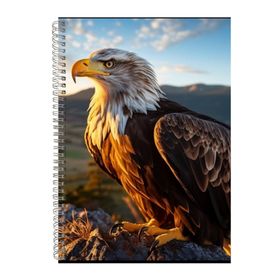 Eagle A4 Notebook Pad with Lines for Work Trendy Animals Graphic ...
