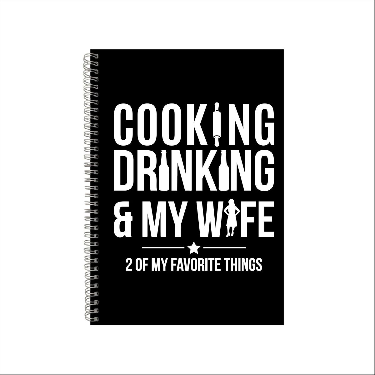 Cooking Notebook Chef Gift Idea Writing Books A4 Notepad 05 | Shop ...