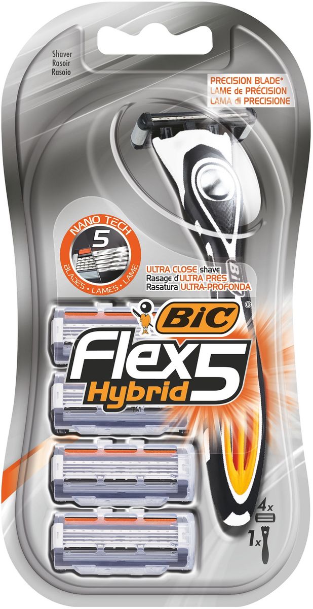 BIC Flex 5 Hybrid Men's Razors, 1 Handle + 4 Heads | Shop Today. Get it ...