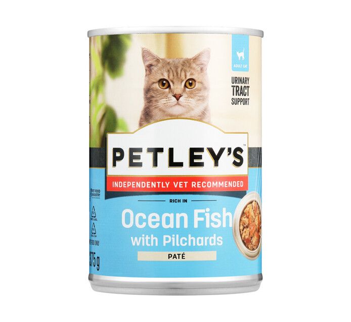 Petley's Cat Food Ocean Fish With Pilchards Pate (12 cans x 375g ...