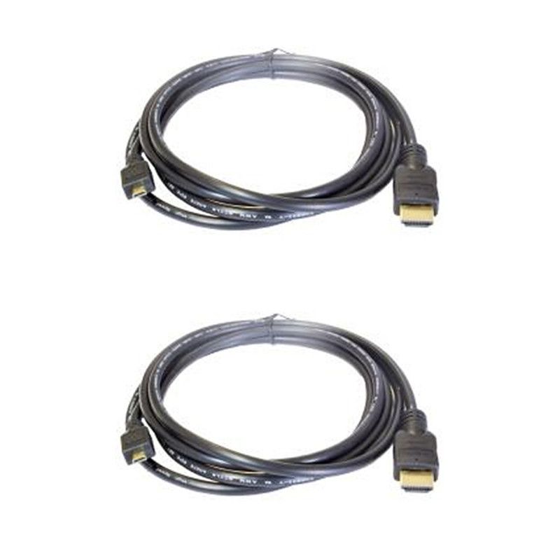 Parrot Black HDMI Cable Male To Mini HDMI 2 Meter - 2 Pack | Shop Today ...