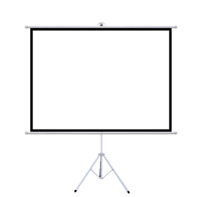 100-Inch Tripod Projector Screen, Portable, Adjustable for Indoor ...