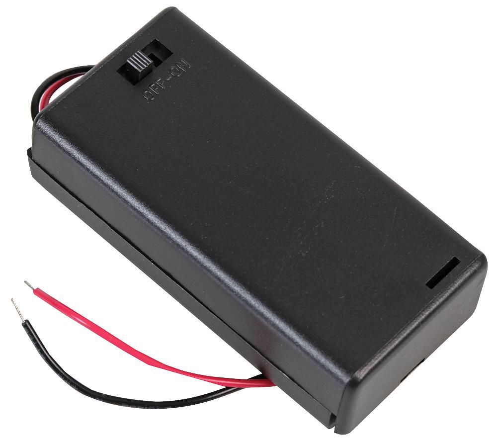 Multicomp Pro (MP000375) Battery Box, Switched, Wired, 2 x AA | Shop ...