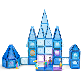 128 Pcs Magnetic Building Tiles Magic Blocks - Frozen Castle | Shop ...