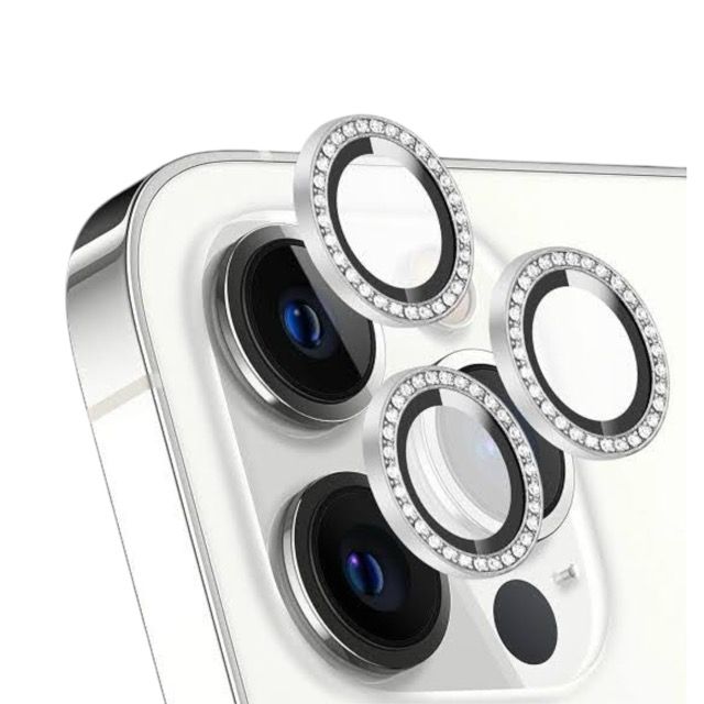 3pcs Colorful Artificial Rhinestone Camera Lens Protector Compatible ...