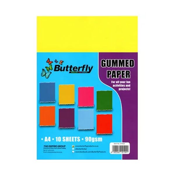 Butterfly Gummed Paper - A4 90gsm (10's) x 50 | Shop Today. Get it Tomorrow! | takealot.com