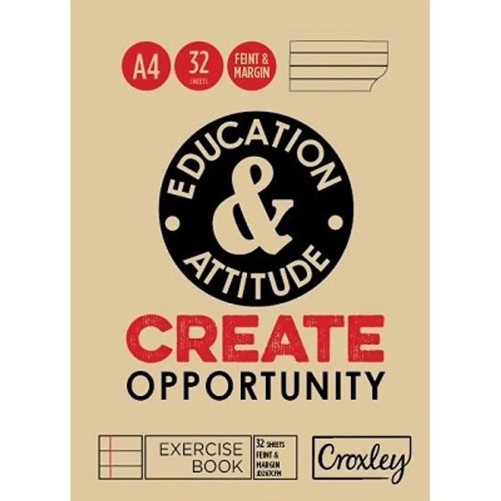 Croxley Soft Cover Exercise Book A4 32 Pg Feint Ruled x 6 | Shop Today ...