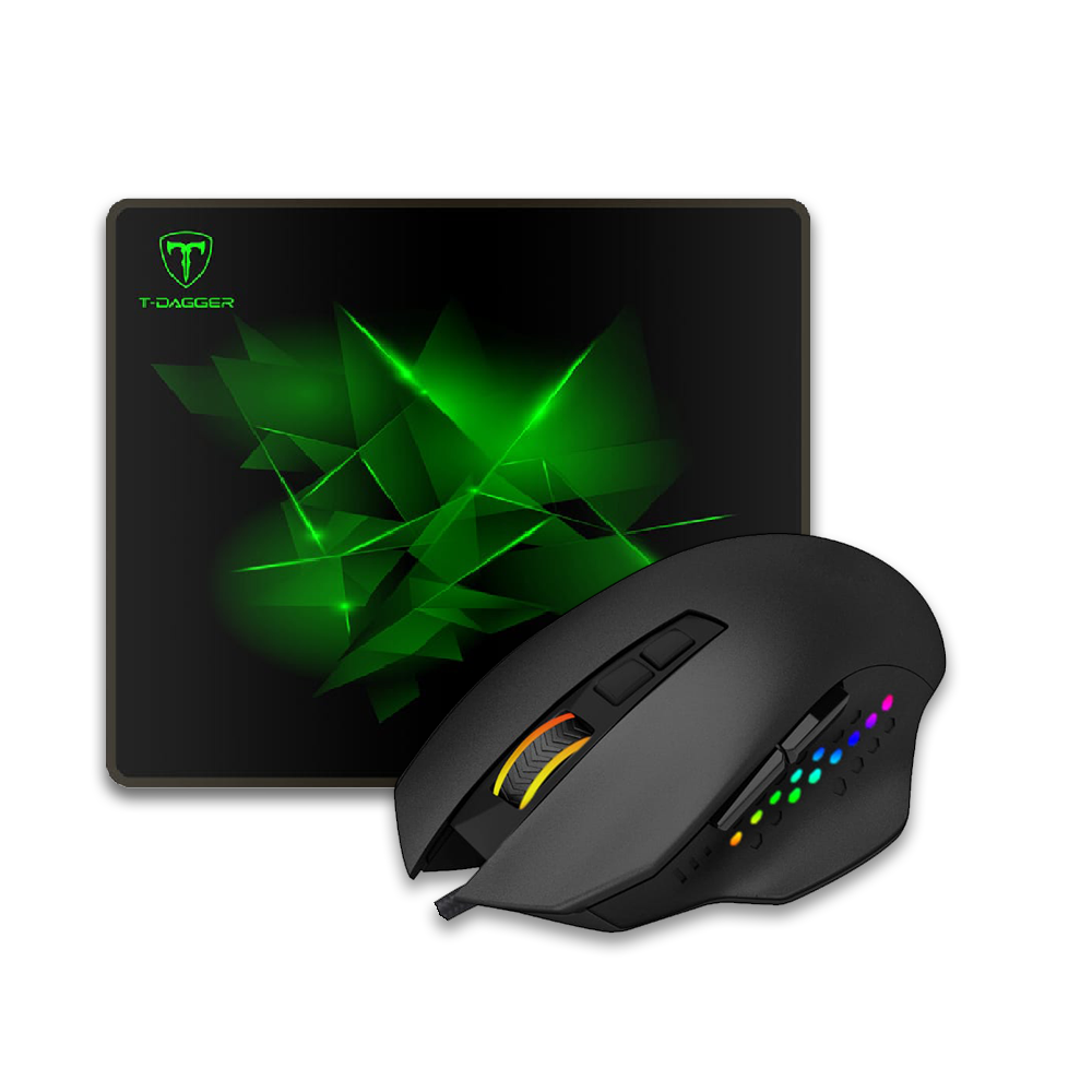 T-Dagger Combo - Warrant-Officer RGB Gaming Mouse & Medium Gaming Mouse ...