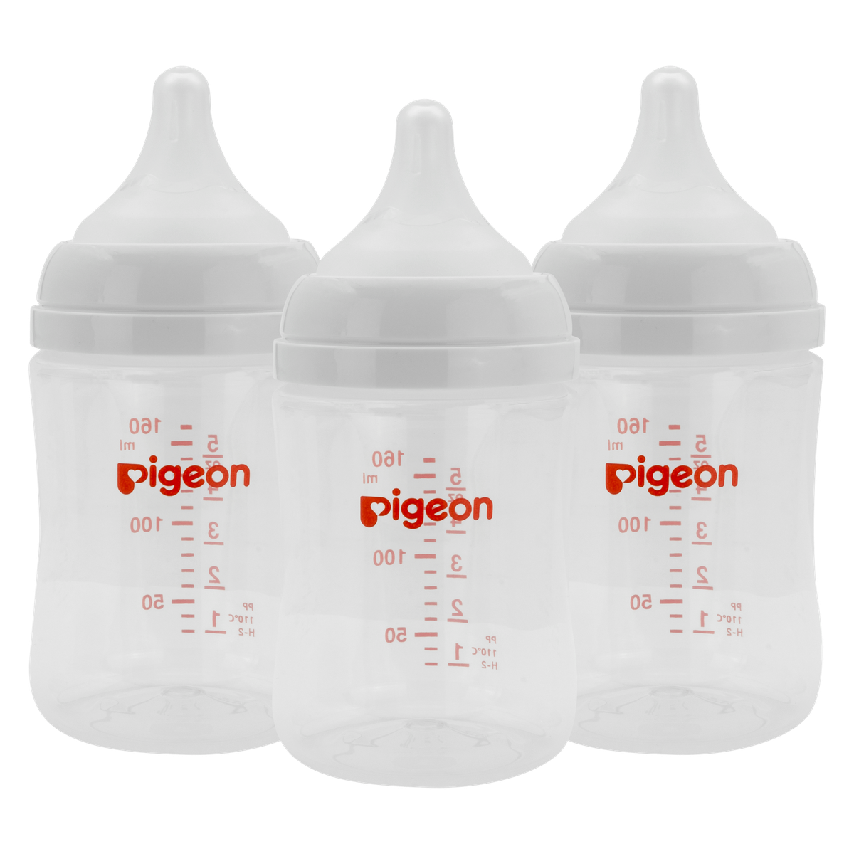 Pigeon Baby Feeding Bottle 160ml PP - Super Small, Triple Pack, BPA-Free | Shop Today. Get it ...