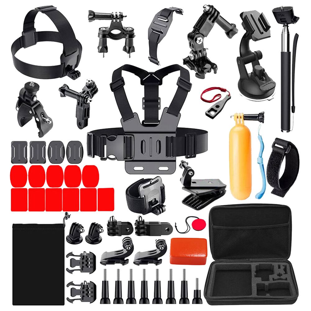 48 in 1 Action Camera Accessory Kit for Gopro Hero 9 8 7 SJCAM XiaoYi ...