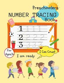 Number Tracing Book Preschoolers: Trace Numbers Practice Workbook For ...