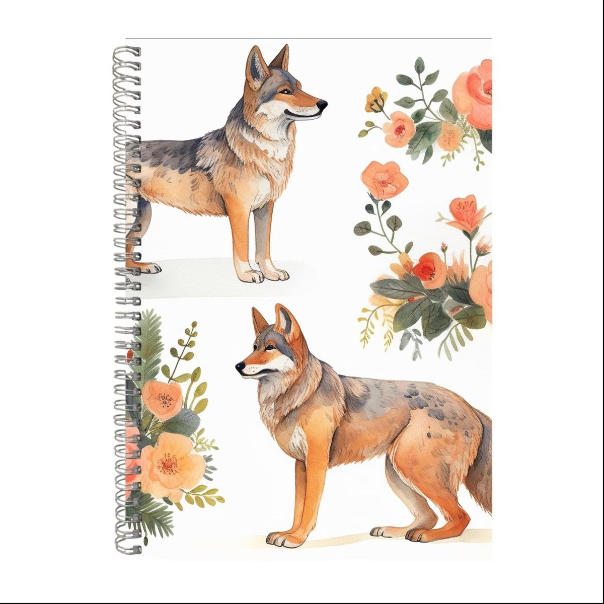 COYOTE Watercolor Gift Idea A4 Notepad 260 | Shop Today. Get it ...