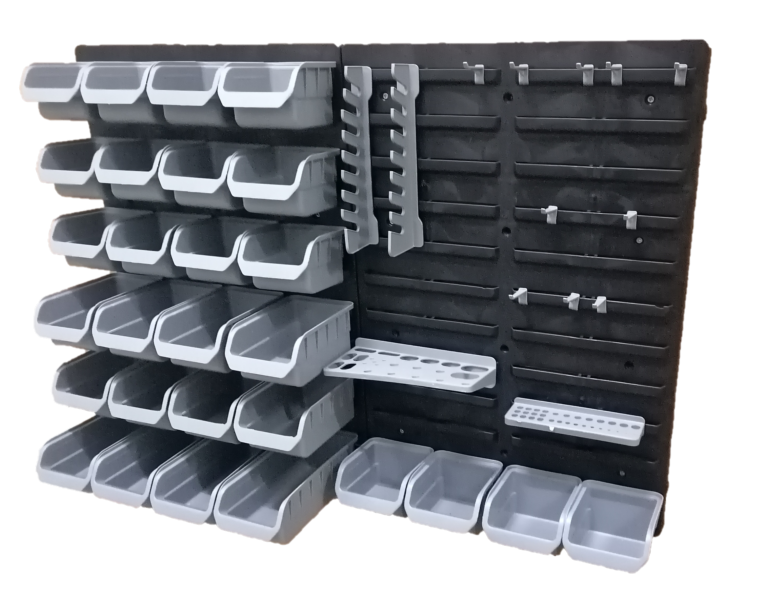 Port-Bag - Wall Panel Set / Storage Organisation System / Peg Board (43 ...