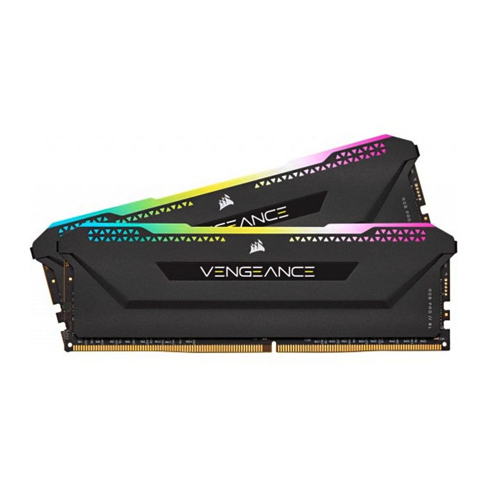 Vengeance RGB PRO SL 32GB 2x16GB DDR4 DRAM 3200MHz C16 Memory Kit Black ...
