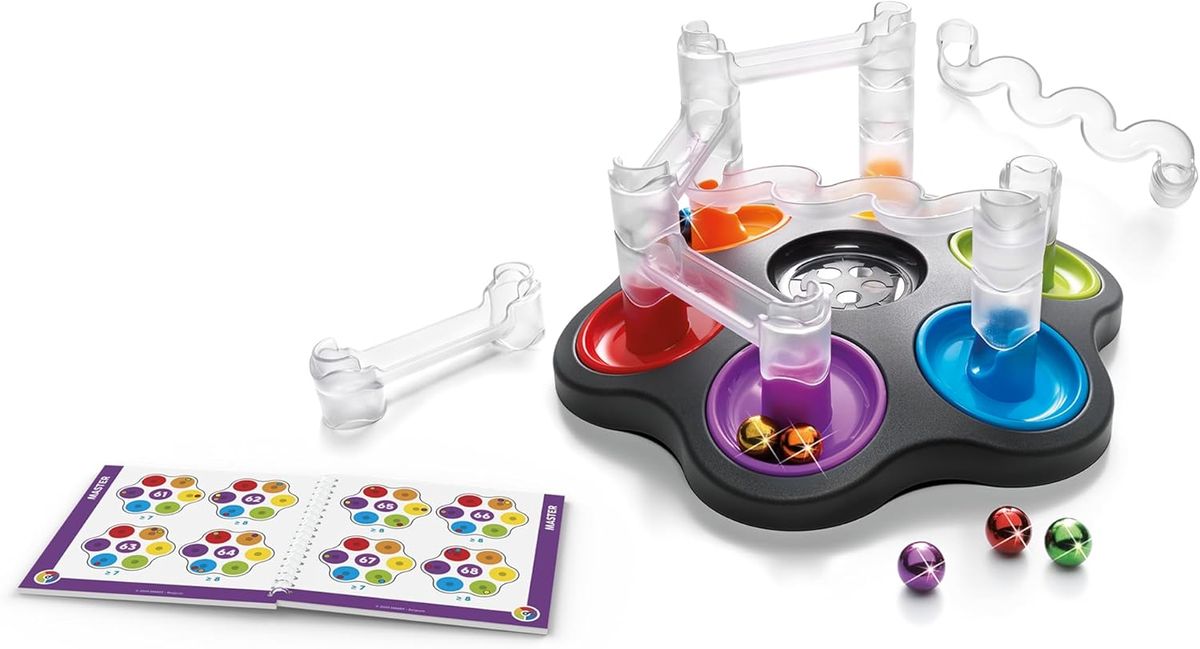 Smart Games Dropzone Marble Run Logic Game for age 8-adult with 120 ...