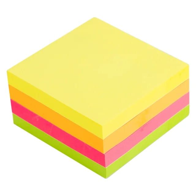 Multi Colors Eco Friendly Portable Self Adhesive Cube Office Sticky ...