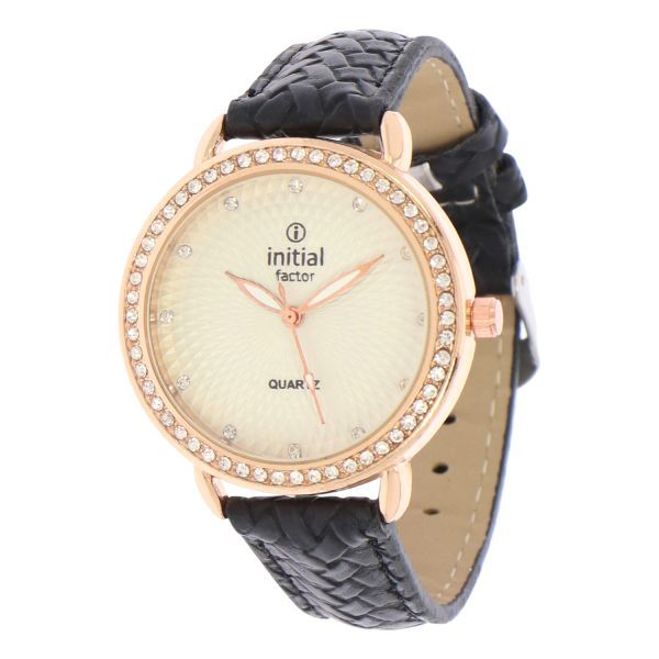 Initial Ladies Pu Leather Strap Watch A763 | Shop Today. Get it ...