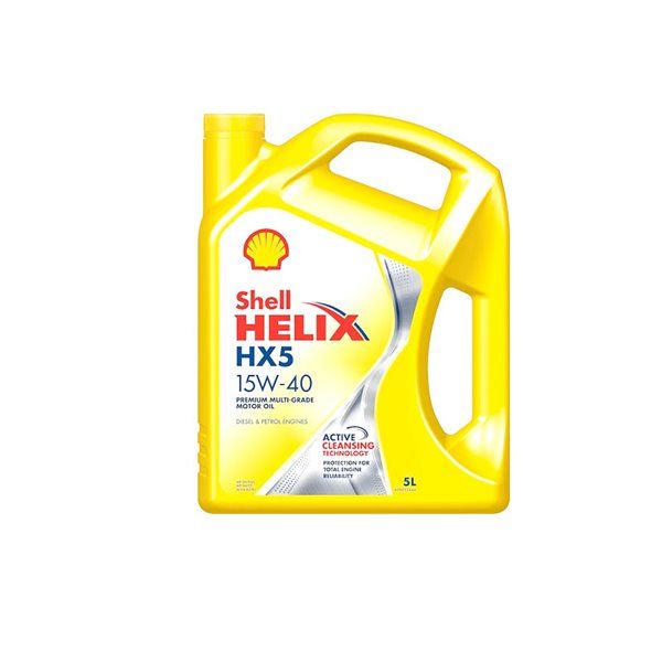 Shell Helix HX5 15W-40 5L Premium Multi-Grade Petrol and Diesel Engine ...