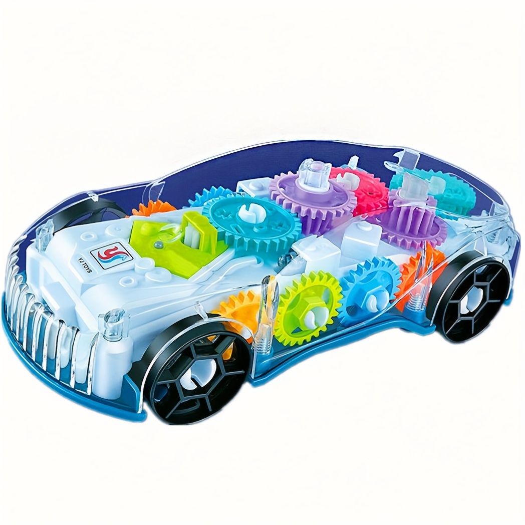 Kids 360 Rotating Transparent Colorful Musical Toy Car | Shop Today ...