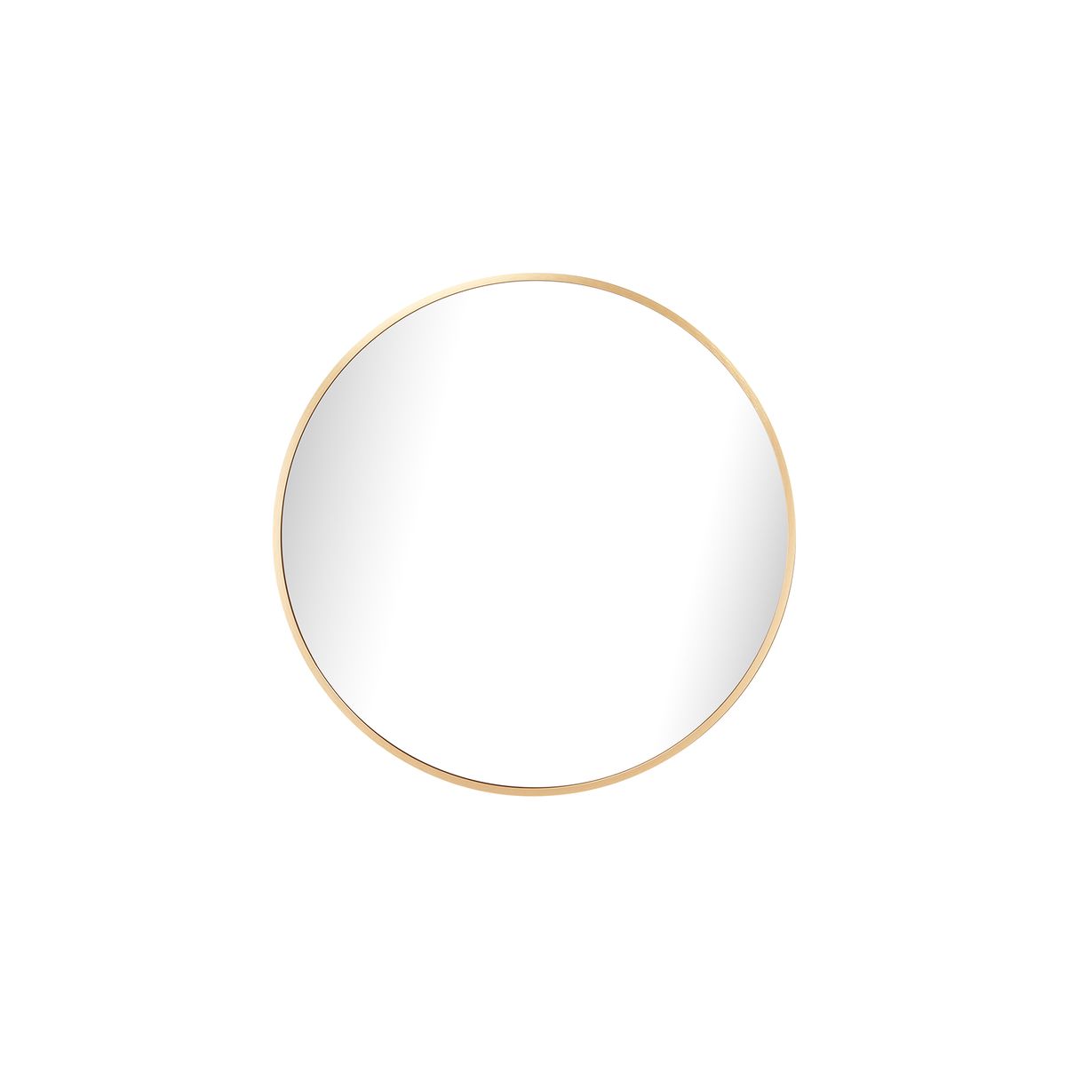 Paramount Mirrors and Prints - Round Aluminium Mirror Large 700 - Gold ...