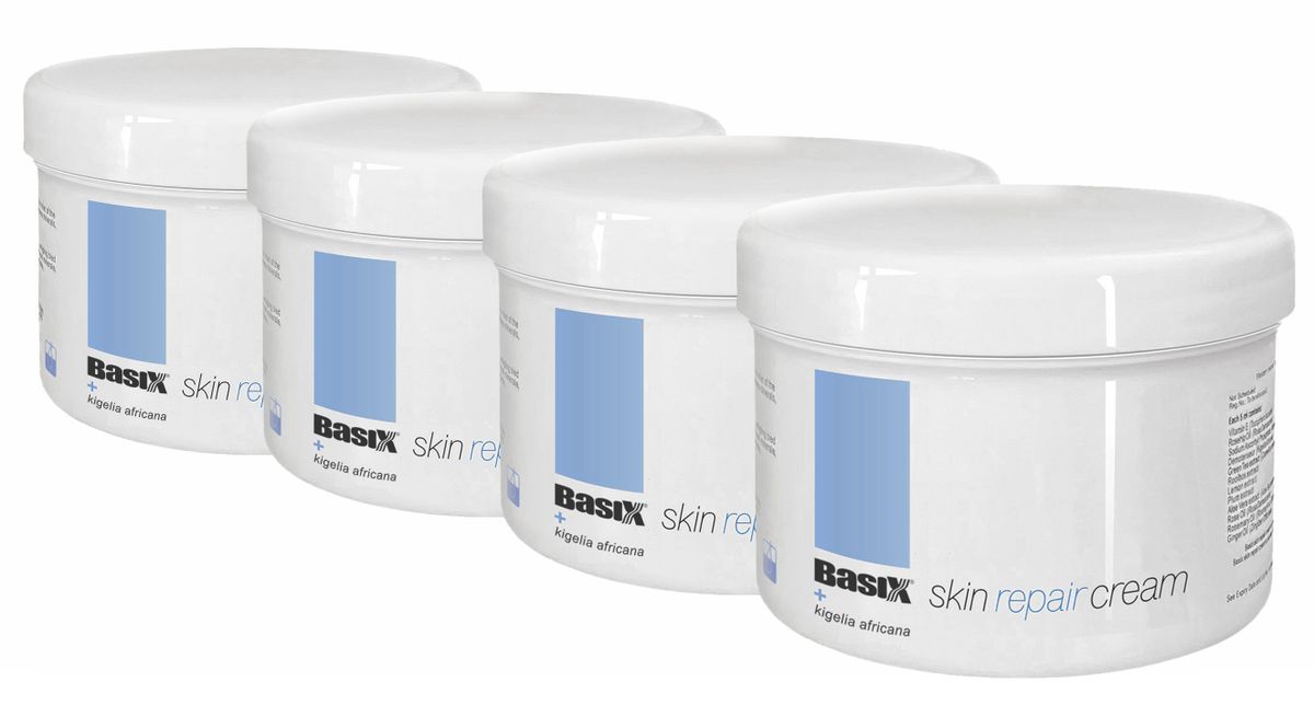 Basix Skin Repair Cream 250ml x 4 Bulk Special- Eczema/Psoriasis ...