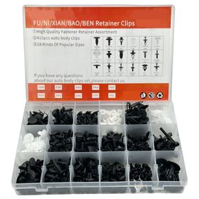 415 Piece Car Auto Body Retainer Clip Kit & Casing | Shop Today. Get it ...