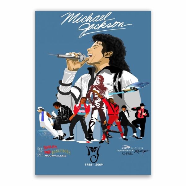 Michael Jackson The Albums Poster - A1 | Shop Today. Get it Tomorrow ...