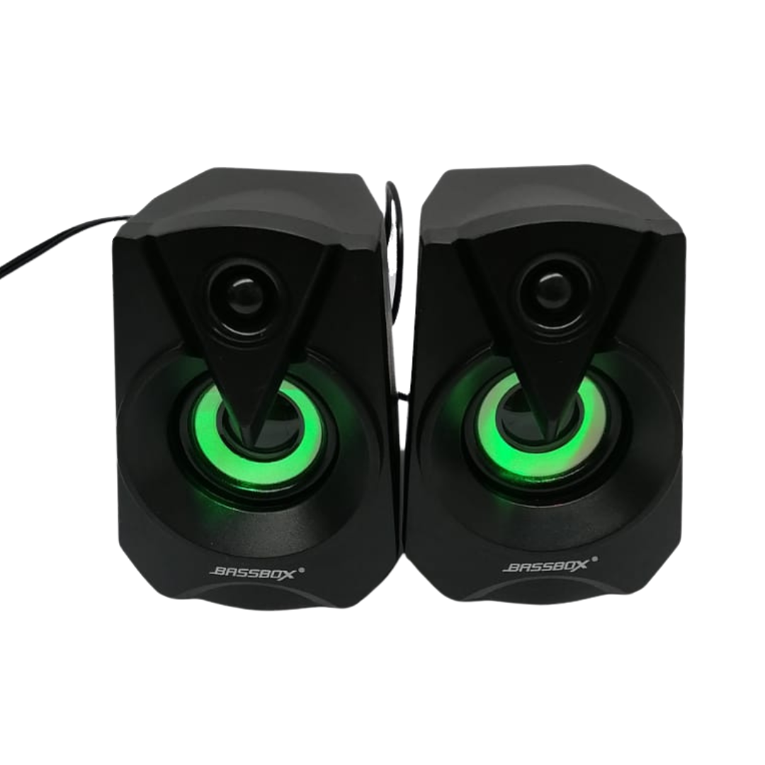 Computer Speaker USB Powered With LED Display Light | Buy Online in ...