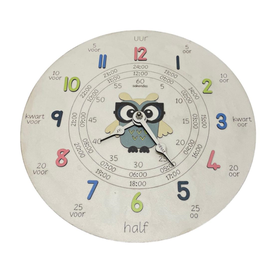 The Knörr Collection - Engraved Owl Design Clock Afrikaans - Teaching ...
