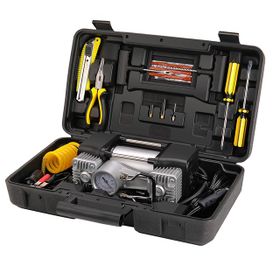 Classic Portable Double Cylinder Car Air Compressor with Tools | Shop ...