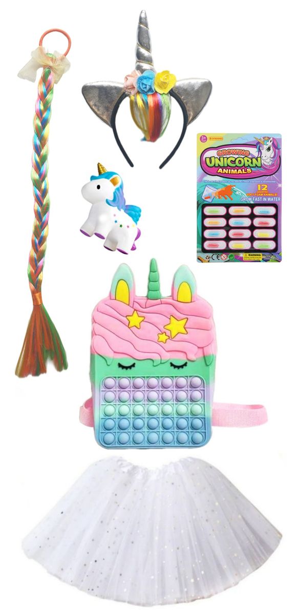 16 Piece Kids Play Dress Up Costume Set - Unicorn Theme | Shop Today ...