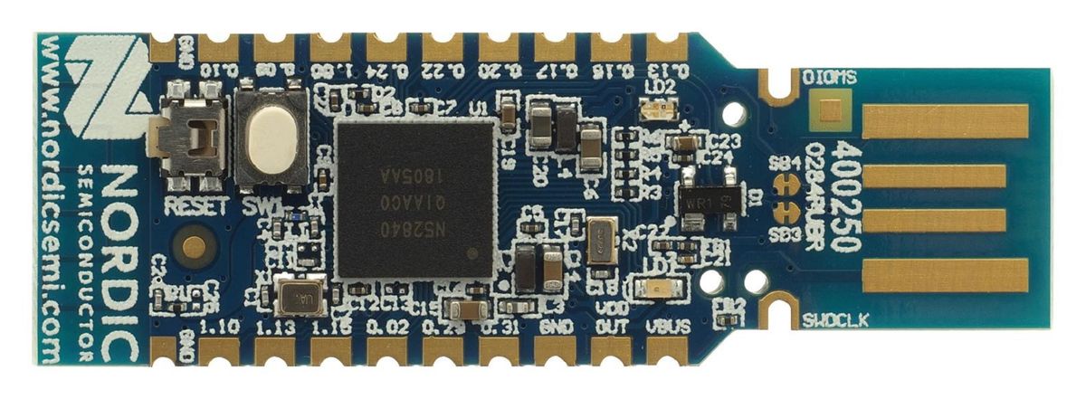 Nordic Semiconductor (NRF52840-DONGLE) USB Dongle, Bluetooth 5.0 | Shop ... Nordic Semiconductor (NRF52840-DONGLE) USB Dongle, Bluetooth 5.0 | Shop ...