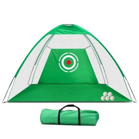 Portable Golf Practice Net 200cm x 140cm with Practice Balls & Carry ...