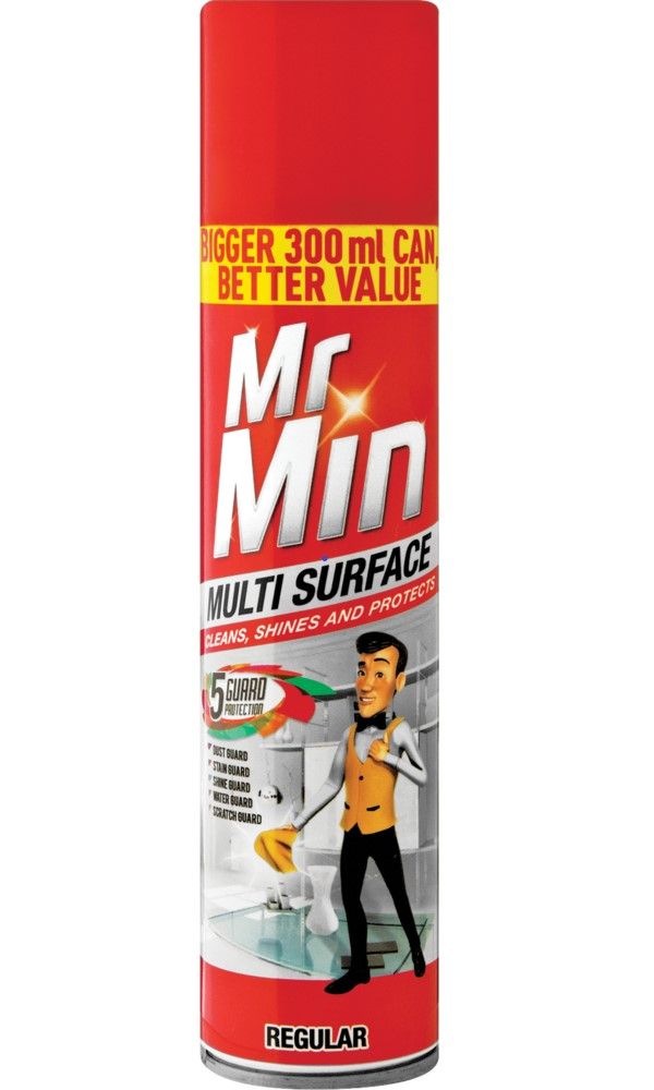 Mr Min 300ml, Multi Surface Cleaner, Furniture Polish, Regular | Buy ...