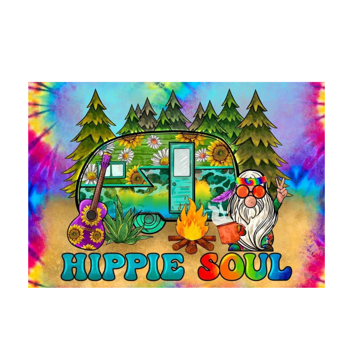 Hippie Soul Camping Printed Mouse Pad | Shop Today. Get it Tomorrow ...