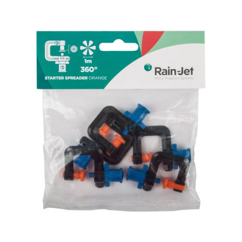 Rainjet - Microjet - 5Xhead - Mister Red - Black - Bulk Pack of 15 ...