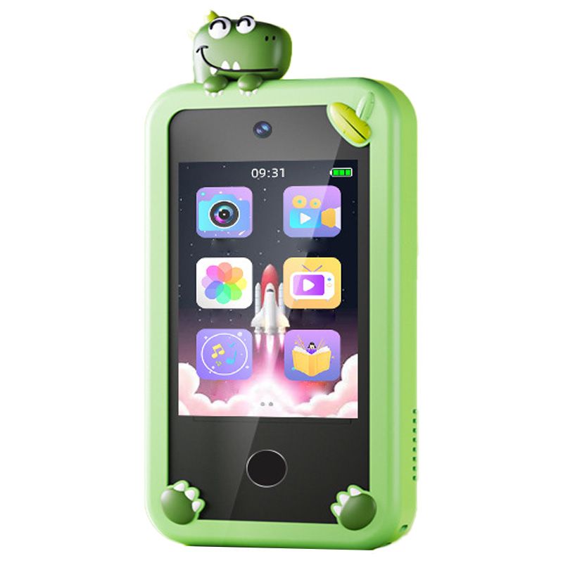 Green Dinosaur Kids Phone, 2.8" IPS Touchscreen Kids Smart Phone for ...