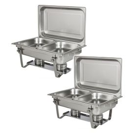 Multifunctional Stainless Steel Food Serving Dish Combo - (S-11L) - (M ...