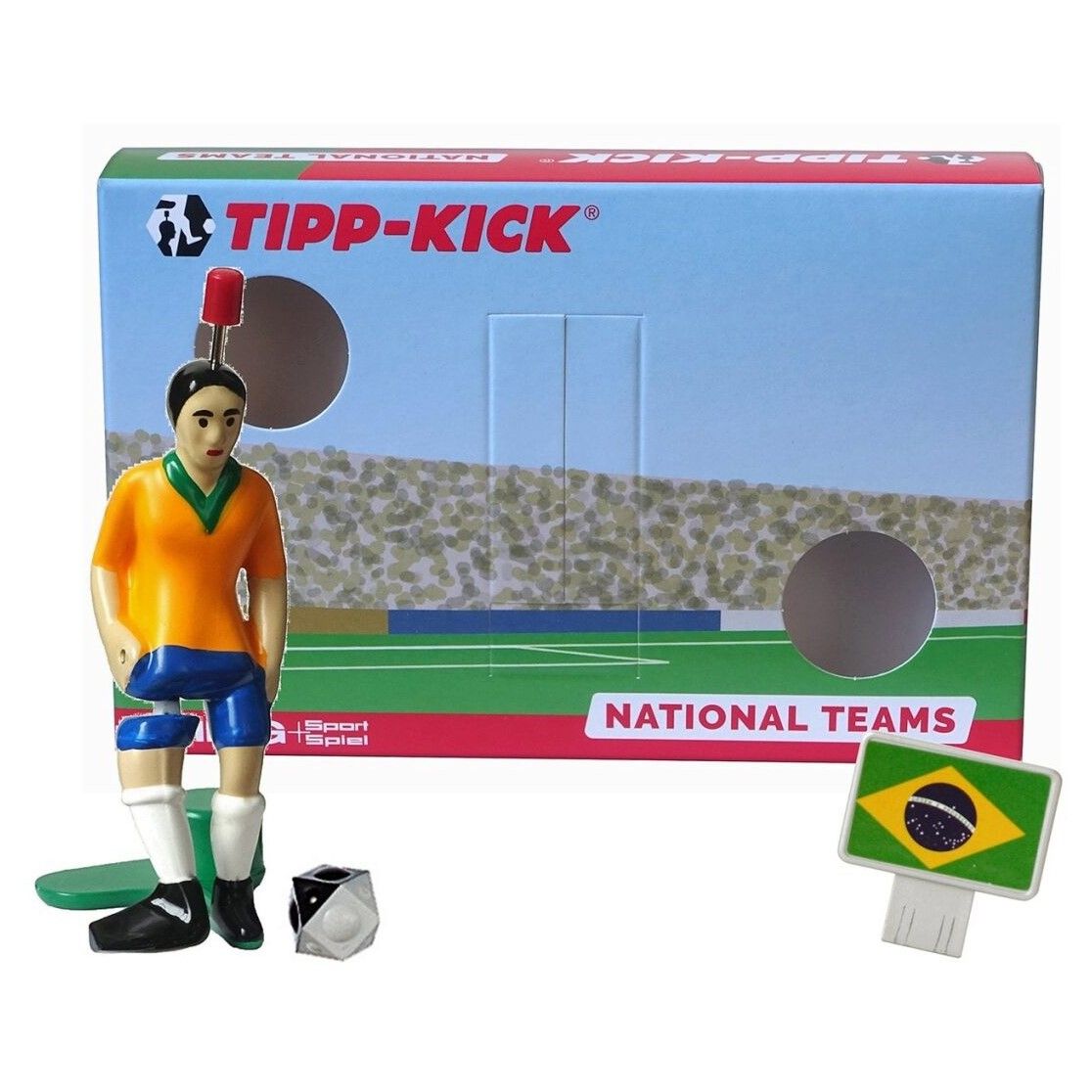TIPP-KICK Star-Kicker, Penalty Goal Box & Anthem Sound Chip: Brazil ...
