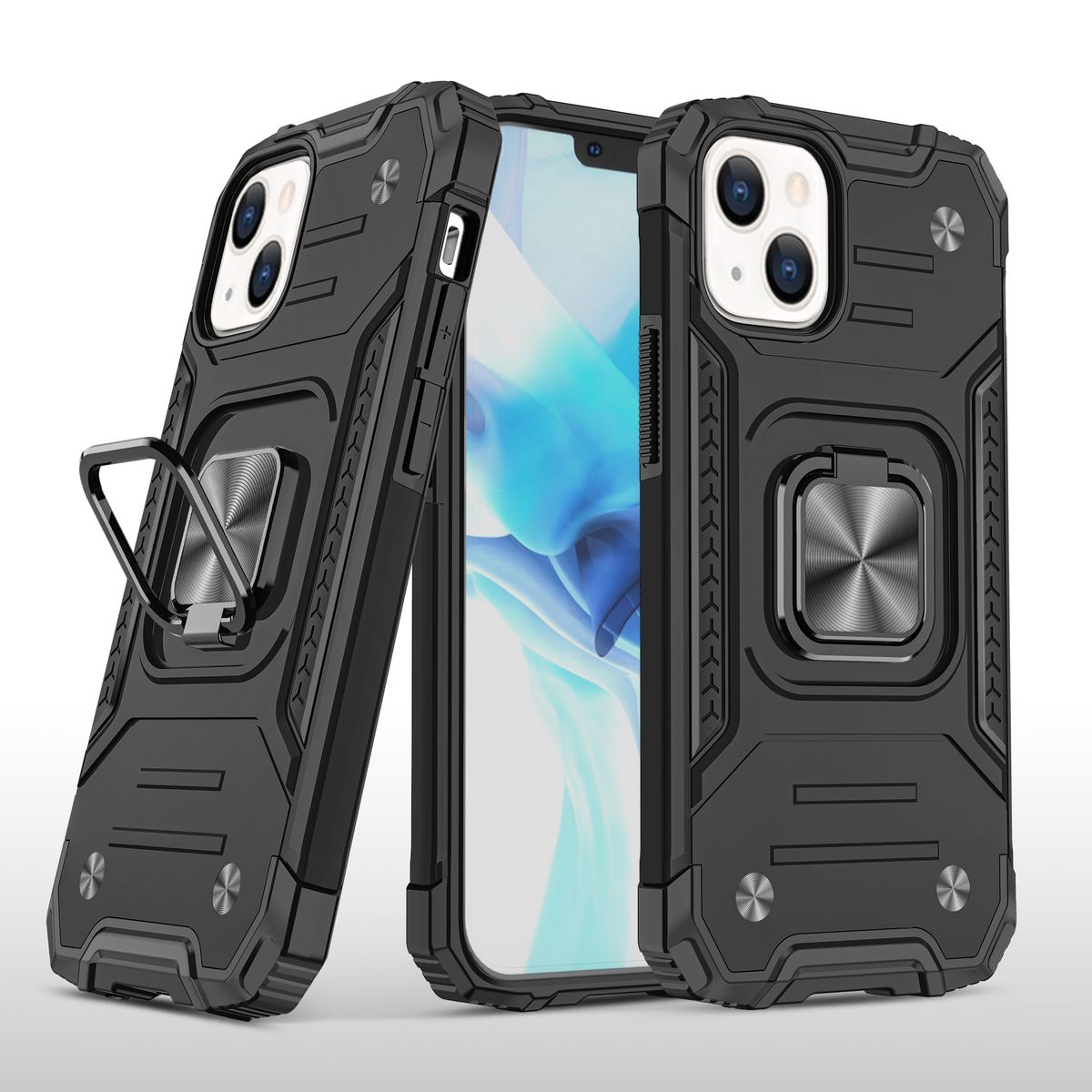 iPhone 13 Mini Shockproof Kemeng Armor Kickstand Cover | Shop Today ...