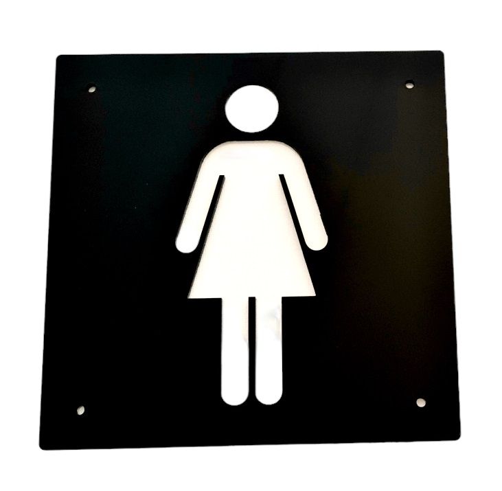 Female Toilet Sign Board | Shop Today. Get it Tomorrow! | takealot.com