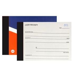 A6 Size Set of 2 - Carbonless Paper Cash Receipt Duplicate Book 100Sets ...