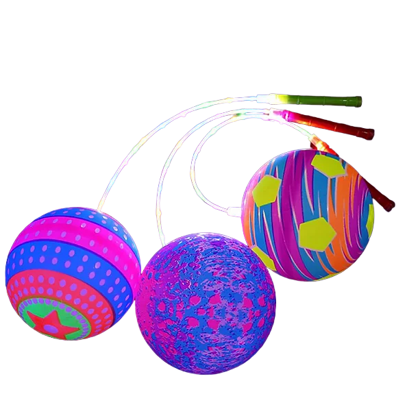 Luminous Inflatable Bouncy Balls - Set of 3 | Shop Today. Get it ...