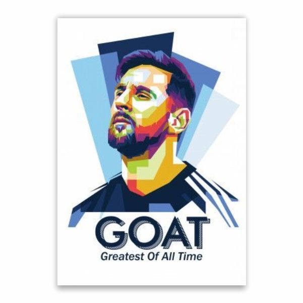 Messi the Goat Poster - A1 | Shop Today. Get it Tomorrow! | takealot.com