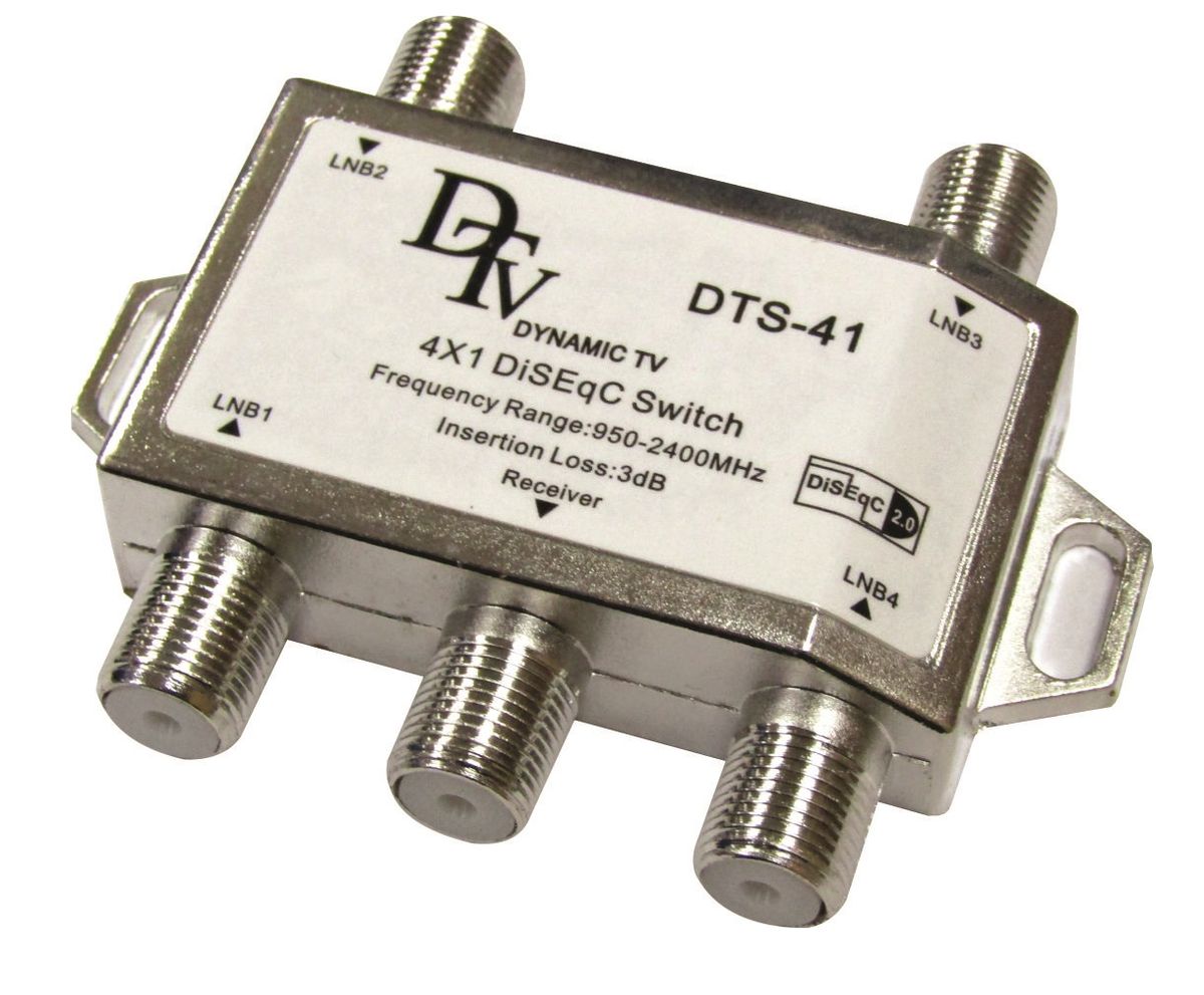 DTV Dynamic TV 4 Way Splitter ( DTS-41 ) | Shop Today. Get it Tomorrow ...