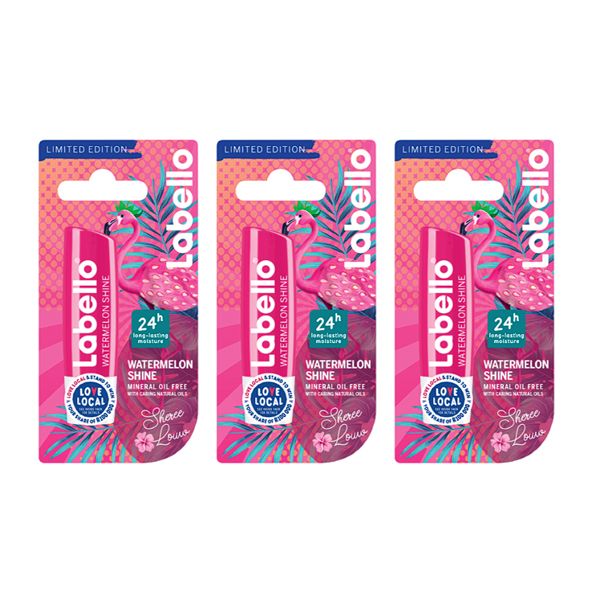 Labello Fruity Shine Lip Balm Watermelon - 3 x 4.8g | Shop Today. Get ...